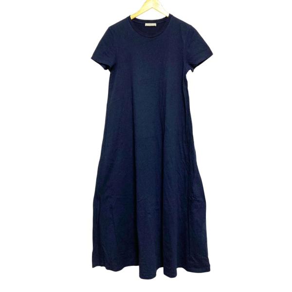 【商品名】GIRELLI BRUNI ジレリブルーニ ショートスリーブ ロング マキシ丈 Tシャツワンピース サイズ40 ネイビー【ブランド】Girelli Bruni ジレリブルーニ【対象】レディース【ランク】A ※使用感はあるが、傷や汚...