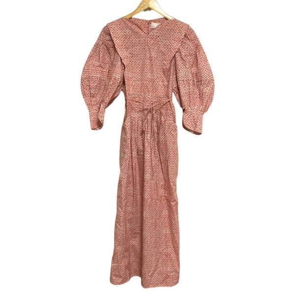 【商品名】23SS Mame Kurogouchi マメクロゴウチ Crane Pattern Hand Printed Dress ワンピース サイズ1 レッド【ブランド】mamekurogouchi マメクロゴウチ【対象】レディース【ラ...