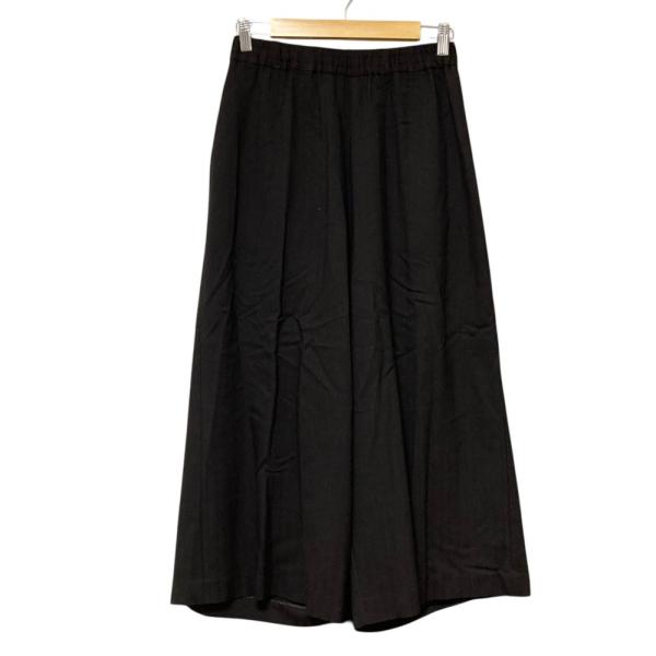 【商品名】pas de calais パドカレ シャドーストライプ ワイド イージーサルエルパンツ サイズ34 ブラック【ブランド】pas de calais パドカレ【対象】レディース【ランク】SA ※若干の使用感はあるが、全体的に状態の...