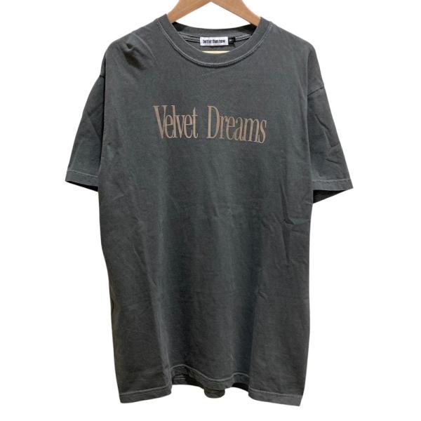 【商品名】25AW better than now べターザンナウ ドゥーズィエムクラス BTN Velvet Tシャツ ショートスリーブ カットソー ブラック【ブランド】Deuxieme Classe ドゥーズィエムクラス【対象】レディー...