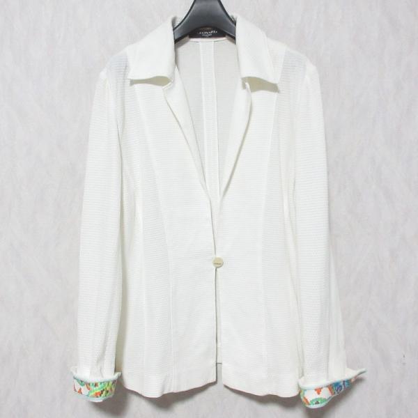 【商品名】LEONARD FASHION レオナールファション ジャケット サイズ13AR ホワイト【ブランド】LEONARD FASHION レオナールファッション【対象】レディース【ランク】A ※使用感はあるが、傷や汚れの少ない商品【カ...