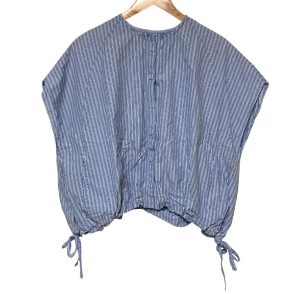 【商品名】nest Robe ネストローブ It’s ME コットンストライプバルーンブラウス 01252-1156 サイズF ライトブルー【ブランド】nest Robe ネストローブ【対象】レディース【ランク】SA ※若干の使用感はあるが...