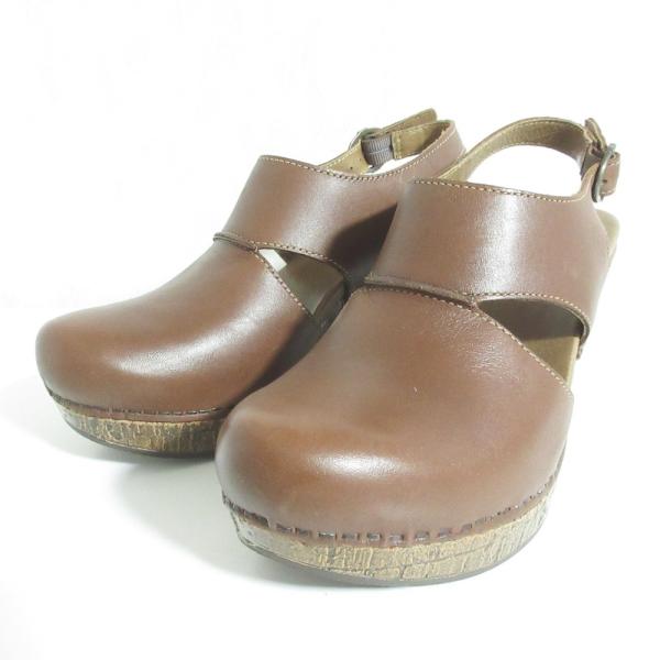 【商品名】dansko ダンスコ スリングバック サボサンダル 38 24-24.5cm相当 ブラウン【ブランド】Dansko ダンスコ【対象】レディース【ランク】A ※使用感はあるが、傷や汚れの少ない商品【カラー】ブラウン【表記サイズ】3...