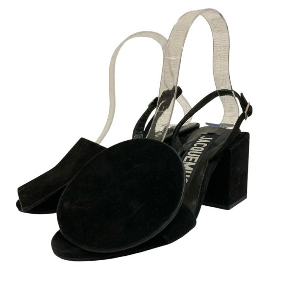 【商品名】JACQUEMUS ジャックムス Les Rond Carre サンダル サイズ36 23cm相当 ブラック【ブランド】JACQUEMUS ジャックムス【対象】レディース【ランク】A ※使用感はあるが、傷や汚れの少ない商品【カラー...