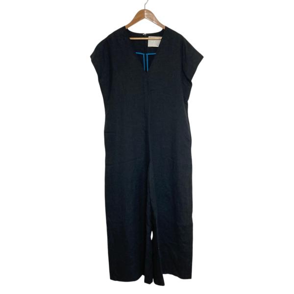 【商品名】25SS MYLAN マイラン V-Neck Jumpsuit オールインワン MY25SS-OP026 サイズF ブラック【ブランド】MYLAN マイラン【対象】レディース【ランク】SA ※若干の使用感はあるが、全体的に状態の良...
