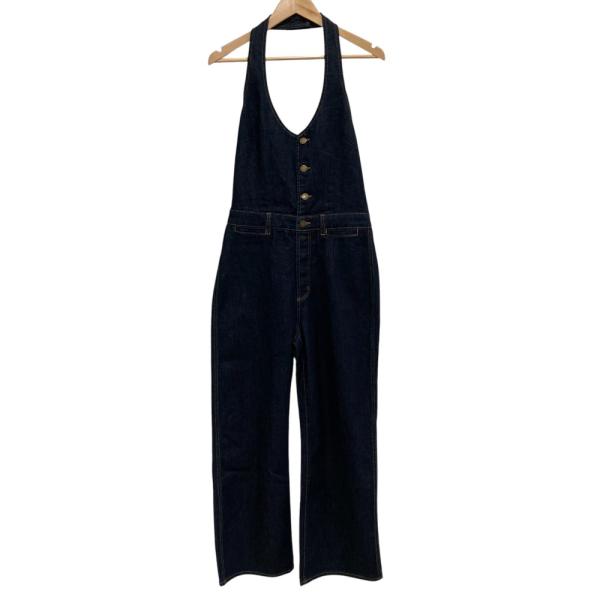 【商品名】ROLLA'S ローラス HALTER JUMPSUIT ジャンプスーツ デニム オーバーオール R43V01 M インディゴ【ブランド】ROLLA'S ローラス【対象】レディース【ランク】SA ※若干の使用感はあるが、全体的に状...