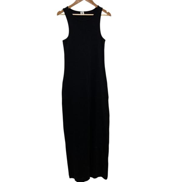 【商品名】By Malene Birger バイマレーネビルガー ストレッチ ノースリーブ リブニットドレス ロング マキシ丈 ワンピース S ブラック【ブランド】BY MALENE BIRGER バイ マレーネ ビルガー【対象】レディース...