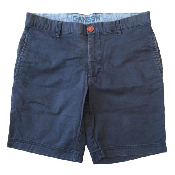 【商品名】GANESH ガネーシュ ショート チノ パンツ ショーツ ストレッチ W30 紺 ネイビー【ブランド】GANESH ガネーシュ【対象】メンズ【ランク】B ※使用感やダメージがある商品【カラー】紺 ネイビー【表記サイズ】W30【実...