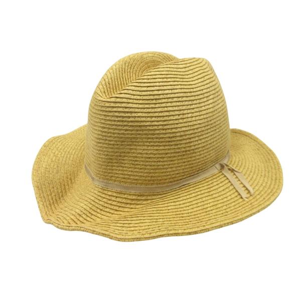 【商品名】odds オッズ ペーパー ソフト ハット 中折れ帽子 リボン ベージュ【ブランド】odds オッズ【対象】ユニセックス【ランク】SA ※若干の使用感はあるが、全体的に状態の良い商品【カラー】ベージュ【実寸サイズ】頭回り60cm、...