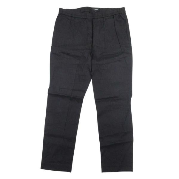 【商品名】Theory セオリー ECO CRUNCH WASH BASIC PULL ON PANT リネン混 パンツ イージーウエスト ストレッチ 4 黒 ブラック【ブランド】theory セオリー【対象】レディース【ランク】A ※使用...