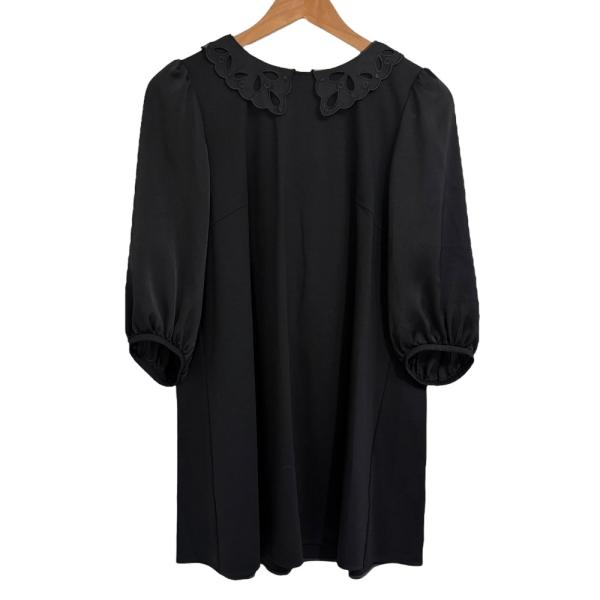 【商品名】TO BE CHIC トゥービーシック 七分袖 プルオーバー ブラウス チュニック 40 ブラック【ブランド】TO BE CHIC トゥービーシック【対象】レディース【ランク】NS ※新品同様の商品・未使用品【カラー】ブラック【表...