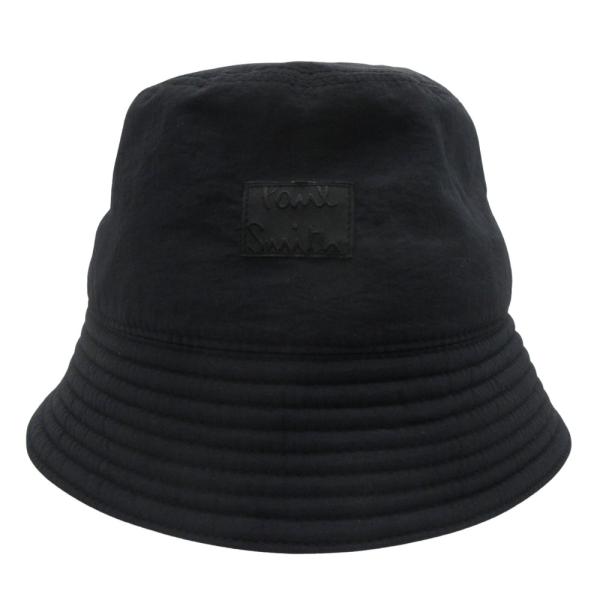 【商品名】Paul Smith ポールスミス Cropped Logo クロップド ロゴ バケット ハット 帽子 サイズF 黒 ブラック【ブランド】Paul Smith ポール・スミス【対象】ユニセックス【ランク】NS ※新品同様の商品・未...