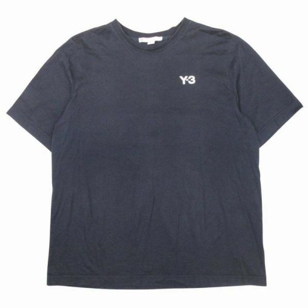 【商品名】22ss Y-3 ワイスリ― Yohji Yamamoto x adidas 20th ロゴプリント 刺繍 Tシャツ トップス カットソー L 黒 ブラック【ブランド】Y-3 ワイスリー【対象】メンズ【ランク】SA ※若干の使用感...