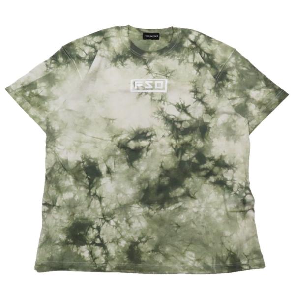【商品名】FORSOMEONE フォーサムワン BOX TEE SS タイダイ染め Tシャツ 半袖 クルーネック ロゴ プリント カットソー 50 グリーン【ブランド】FORSOMEONE フォーサムワン【対象】メンズ【ランク】SA ※若干...