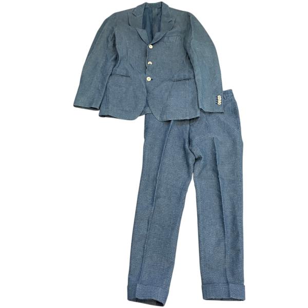 【商品名】Gabriele Pasini ガブリエレパジーニ ジャケット パンツ セットアップ スーツ 44 ブルー【ブランド】Gabriele Pasini ガブリエレ・パシーニ【対象】メンズ【ランク】A ※使用感はあるが、傷や汚れの少な...