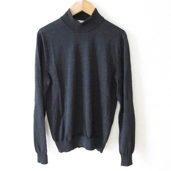 【商品名】s.moritz サンモリッツ ハイネック ニット プルオーバー カットソー セーター 46 ダークグレー【ブランド】s.moritz サンモリッツ【対象】メンズ【ランク】SA ※若干の使用感はあるが、全体的に状態の良い商品【カラ...