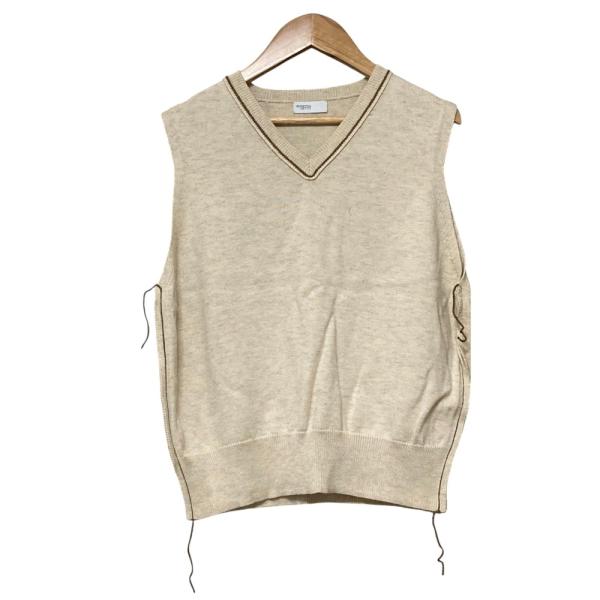 【商品名】22AW ROSETTA GETTY ロゼッタゲッティ Vネック ニット ベスト S ベージュ【ブランド】ROSETTA GETTY ロゼッタゲッティ【対象】レディース【ランク】SA ※若干の使用感はあるが、全体的に状態の良い商品...