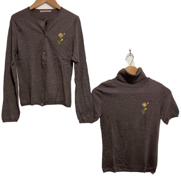 【商品名】Paul Smith ポールスミス アンサンブルニットカットソー カーディガン サイズM ブラウン【ブランド】Paul Smith ポール・スミス【対象】レディース【ランク】SA ※若干の使用感はあるが、全体的に状態の良い商品【カ...