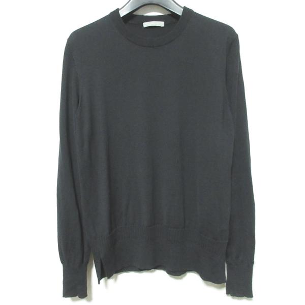 【商品名】23AW theory luxe セオリーリュクス LAWRENCE HEIDI ウール クルーネック ニット セーター カットソー 03-3301716 38 ブラック【ブランド】theory luxe セオリーリュクス【対象】...