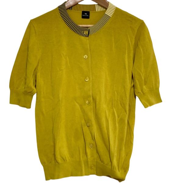 【商品名】Paul Smith ポールスミス 半袖 ニットカーディガン サイズM イエロー【ブランド】Paul Smith ポール・スミス【対象】レディース【ランク】SA ※若干の使用感はあるが、全体的に状態の良い商品【カラー】イエロー【表...