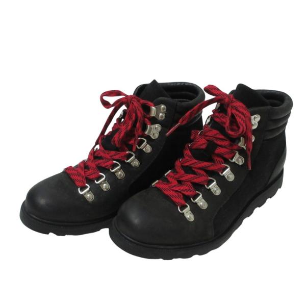 【商品名】SOREL AINSLEY CONQUEST ソレル エインスレイコンクエスト レザー マウンテンブーツ 24cm ブラック【ブランド】SOREL ソレル【対象】レディース【ランク】A ※使用感はあるが、傷や汚れの少ない商品【カラ...