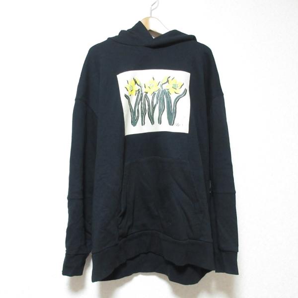 【商品名】JOSEPH STUDIO ジョセフストゥディオ LEE IZUMIDA コラボ THE DAFFODILS フラワープリント プルオーバー パーカー L ブラック【ブランド】JOSEPH ジョセフ【対象】レディース【ランク】SA...