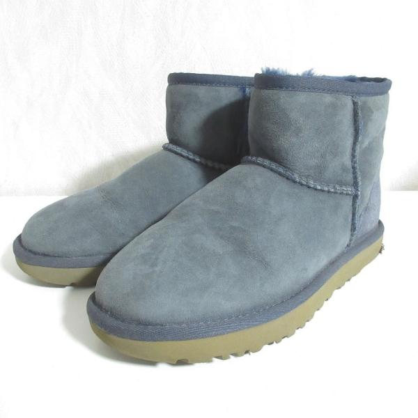 【商品名】UGG アグ Classic Mini II クラシックミニ ムートンブーツ 1016222 6 約23cm ネイビーグレー【ブランド】UGG アグ【対象】レディース【ランク】B ※使用感やダメージがある商品【カラー】ネイビーグレ...