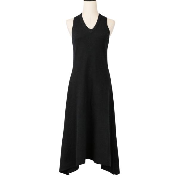 【商品名】23AW CFCL シーエフシーエル WOOL MILAN DRESS Vネック ロングニットワンピース CF004KH104 サイズ1 ブラック【ブランド】CFCL シーエフシーエル【対象】レディース【ランク】SA ※若干の使用...