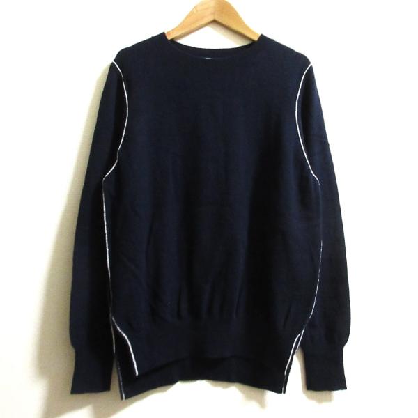 【商品名】ENFOLD エンフォルド ウールニット セーター 300DS870-0690 サイズ38 ダークネイビー【ブランド】ENFOLD エンフォルド【対象】レディース【ランク】SA ※若干の使用感はあるが、全体的に状態の良い商品【カラ...