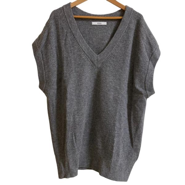 【商品名】24AW JOURNAL STANDARD relume ジャーナルスタンダードレリューム ウールカシミヤニュアンスベスト サイズF グレー【ブランド】JOURNAL STANDARD relume ジャーナルスタンダード　レリュ...