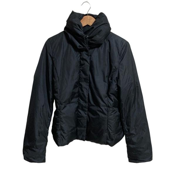 【商品名】Max Mara Weekend マックスマーラウィークエンド ボリュームカラー 裾フレア ダウンジャケット サイズ40 ブラック  【ブランド】MAX MARA WEEK END マックスマーラ ウィークエンド【対象】レディース...