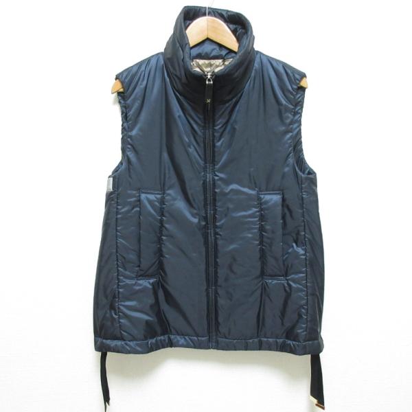 【商品名】25AW Max Mara THE CUBE マックスマーラ GREENVE テクニカル キャンバス ジレ サイズ38 ネイビー【ブランド】Max Mara The Cube マックスマーラ ザキューブ【対象】レディース【ランク】...