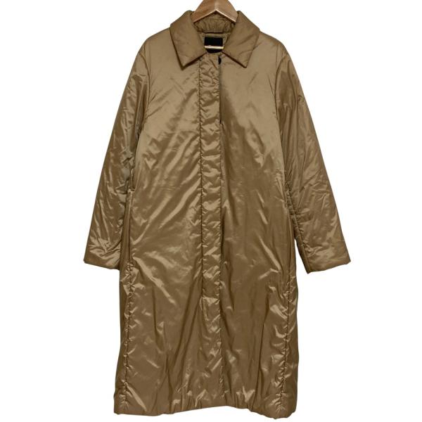 【商品名】Theory セオリー FEATHER POLY 2 CLEAN COAT PUFFER ベルテッド パデット ロングコート サイズM キャメル【ブランド】theory セオリー【対象】レディース【ランク】SA ※若干の使用感はあ...