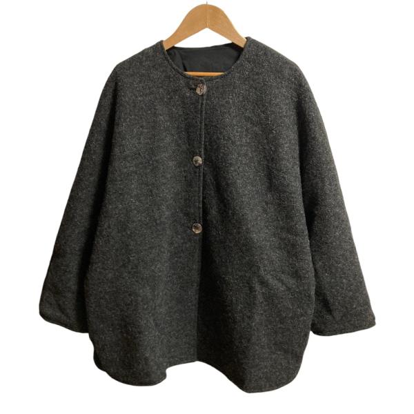 【商品名】Worker's Nobility ワーカーズノビリティ Oiloa Jacket ウールジャケット グレー【ブランド】Worker's Nobility ワーカーズノビリティ【対象】レディース【ランク】A ※使用感はあるが、傷や...