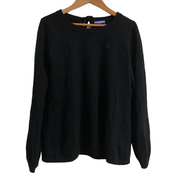 【商品名】BURBERRY BLUE LABEL バーバリーブルーレーベル バックリボン ニット プルオーバー セーター サイズ38 ブラック【ブランド】BURBERRY BLUE LABEL バーバリーブルーレーベル【対象】レディース【ラ...