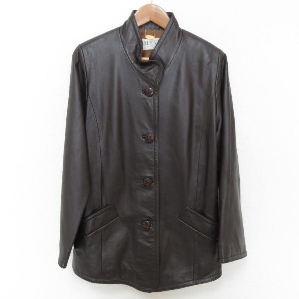 【商品名】BALMAIN バルマン シルクライニング ラムレザー ジャケット サイズF ブラウン【ブランド】BALMAIN バルマン【対象】レディース【ランク】A ※使用感はあるが、傷や汚れの少ない商品【カラー】ブラウン【表記サイズ】FRE...