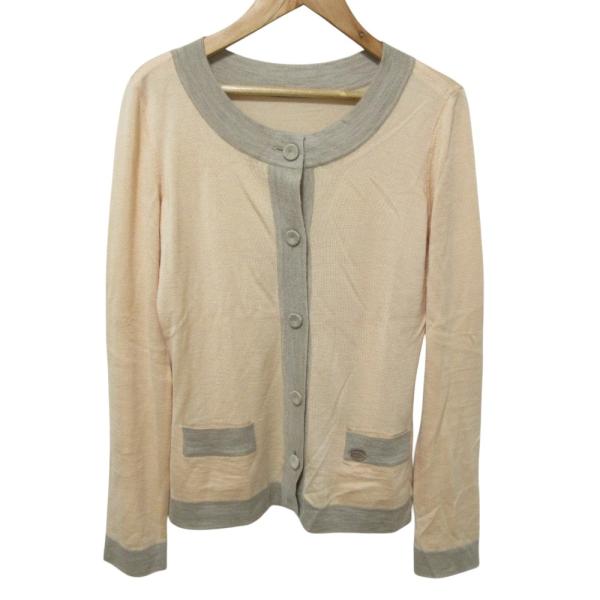 【商品名】DAISY LIN For FOXEY デイジーリン for フォクシー カシミヤシルクニットカーディガン 32805 サイズ38 ピンクベージュ グレー【ブランド】DAISY LIN for FOXE デイジーリン フォー フォ...