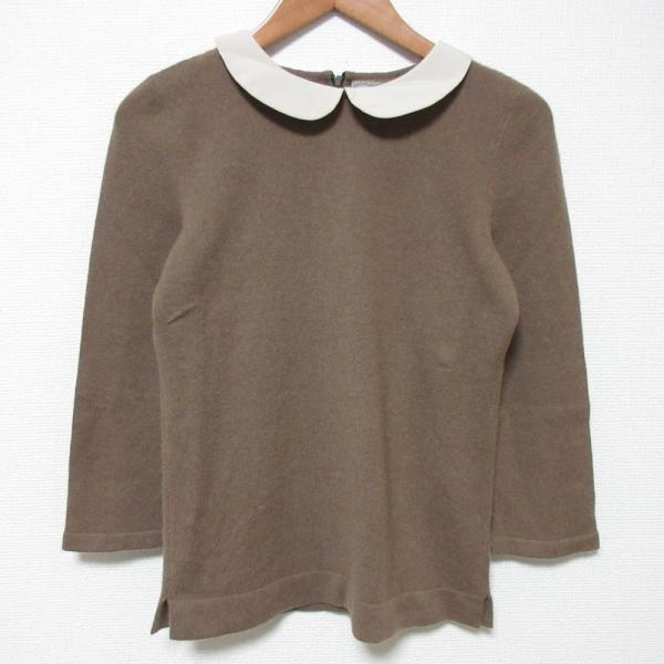 【商品名】DAISY LIN FOXEY デイジーリン フォクシー カシミヤ100％ 襟付き ニット セーター 30282 サイズ40 ブラウン【ブランド】DAISY LIN for FOXE デイジーリン フォー フォクシー【対象】レディ...