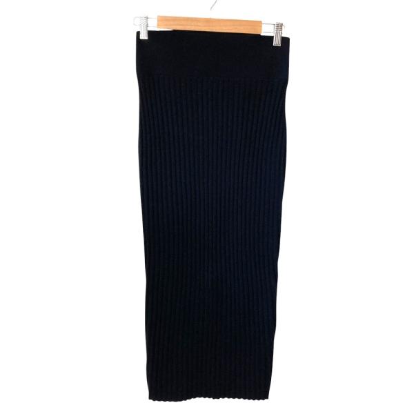 【商品名】23AW JAMES PERSE ジェームスパース バックスリット リブニット ロングスカート サイズ0 ネイビー【ブランド】JAMES PERSE ジェームスパース【対象】レディース【ランク】A ※使用感はあるが、傷や汚れの少な...