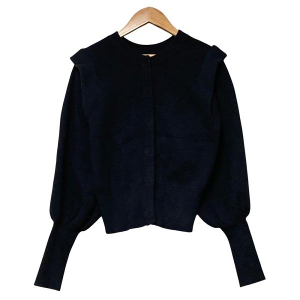 【商品名】AMERI VINTAGE アメリヴィンテージ クロップドニット カーディガン 01220170110 Free ブラック 【ブランド】Ameri VINTAGE アメリ ヴィンテージ【対象】レディース【ランク】A ※使用感はある...