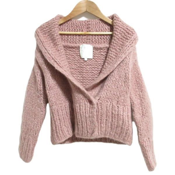 【商品名】Drawing Numbers ドローイングナンバーズ ハンドカシミヤ ニットカーディガン 38サイズ ピンク【ブランド】Drawing Numbers ドローイングナンバーズ【対象】レディース【ランク】A ※使用感はあるが、傷や...