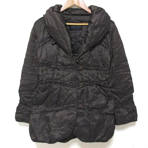 【商品名】ERMANNO SCERVINO エルマンノシェルヴィーノ ショールカラー ダウンジャケット サイズ42 ブラウン【ブランド】ERMANNO SCERVINO エルマンノ シェルヴィーノ【対象】レディース【ランク】SA ※若干の使...
