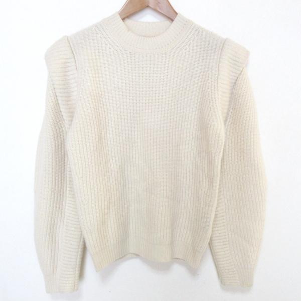【商品名】ISABEL MARANT イザベルマラン カシミヤ ウール ロングスリーブ ニット セーター サイズ34 ベージュ【ブランド】ISABEL MARANT イザベルマラン【対象】レディース【ランク】A ※使用感はあるが、傷や汚れの...