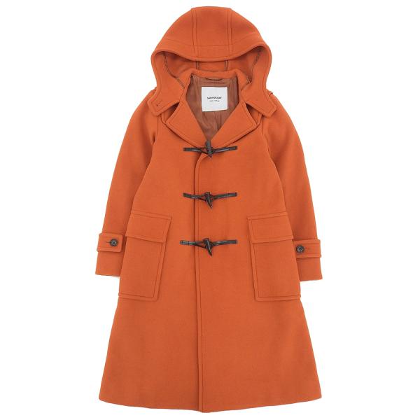 【商品名】SANYOCOAT サンヨーコート ウールメルトン ダッフルコート 36 オレンジ【ブランド】SANYOCOAT サンヨーコート【対象】レディース【ランク】SA ※若干の使用感はあるが、全体的に状態の良い商品【カラー】オレンジ【表...