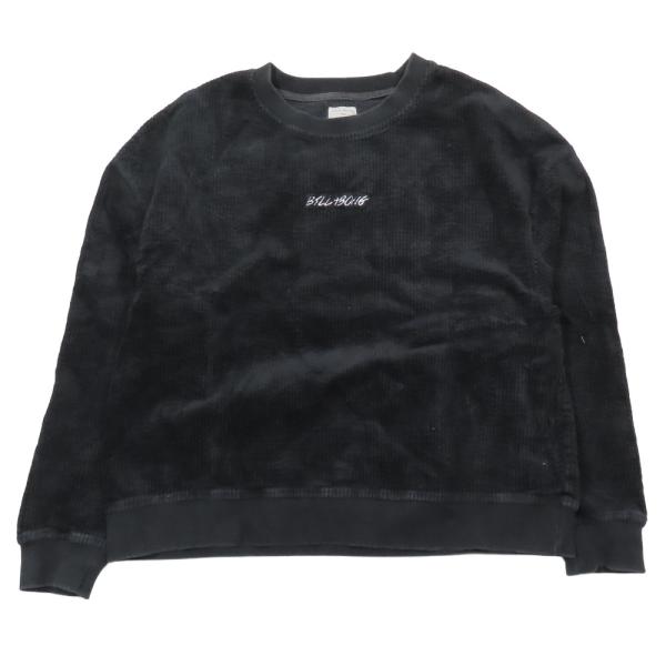 【商品名】BILLA BONG ビラボン リブ コーデュロイ スウェット トレーナー 長袖 クルーネック カットソー M ブラック【ブランド】BILLABONG ビラボン【対象】メンズ【ランク】B ※使用感やダメージがある商品【カラー】ブラ...