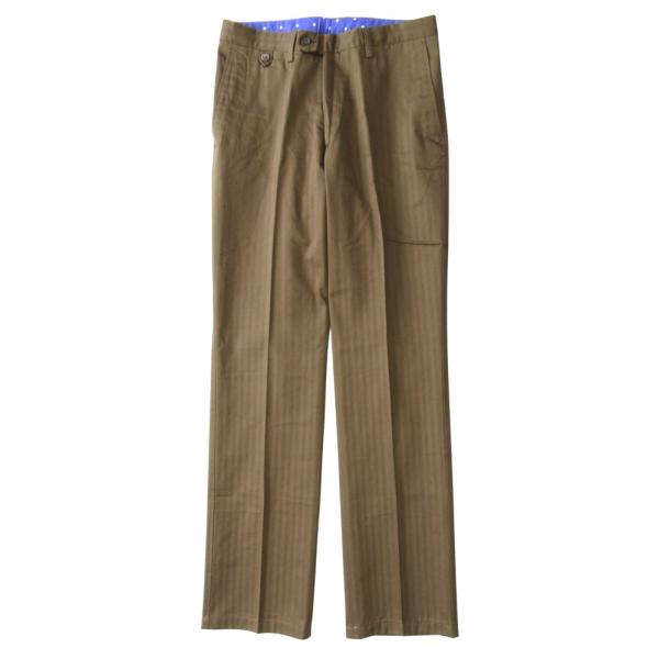 【商品名】Equipage エキパージュ ストライプ スラックス パンツ サイズ48 茶 ブラウン【ブランド】Equipage エキパージュ【対象】メンズ【ランク】NS ※新品同様の商品・未使用品【カラー】茶 ブラウン【表記サイズ】48【実...