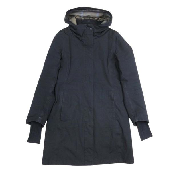 【商品名】19aw HERNO ヘルノ Laminar GORE-TEX ラミナーシリーズ 中綿 キルティングライナー フーデッドコート ブルゾン 42 黒【ブランド】Herno ヘルノ【対象】レディース【ランク】A ※使用感はあるが、傷や...