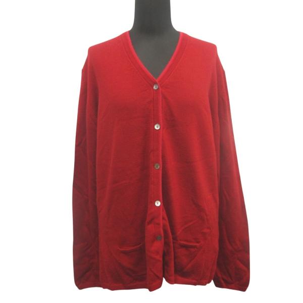 【商品名】ANDRE MAURICE アンドレ マウリーチェ ウール アンゴラ カーディガン ニット セーター 大きいサイズ XXL 赤 レッド【ブランド】ANDRE MAURICE アンドレ マウリーチェ【対象】レディース【ランク】S ※...