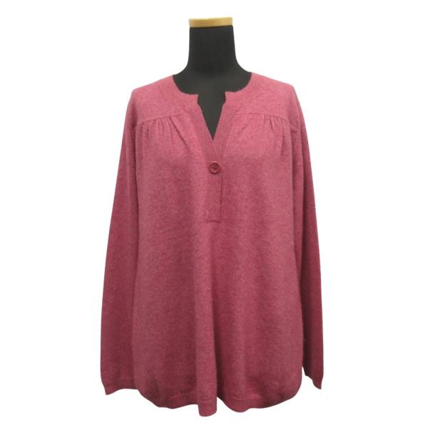 【商品名】ERIC BOMPARD エリック ボンパール カシミヤ シルク ニット ポロシャツ セーター メランジ M 赤 レッド【ブランド】ERIC BOMPARD エリック ボンパール【対象】レディース【ランク】SA ※若干の使用感はあ...