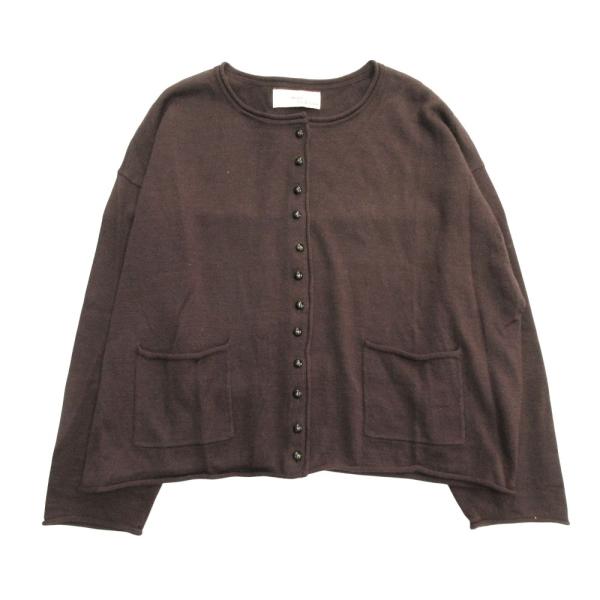 【商品名】Studio Clip スタディオクリップ カーディガン カットソー クルーネック ポケット 長袖 茶 ブラウン【ブランド】stadio CLIP スタディオクリップ【対象】レディース【ランク】SA ※若干の使用感はあるが、全体的...
